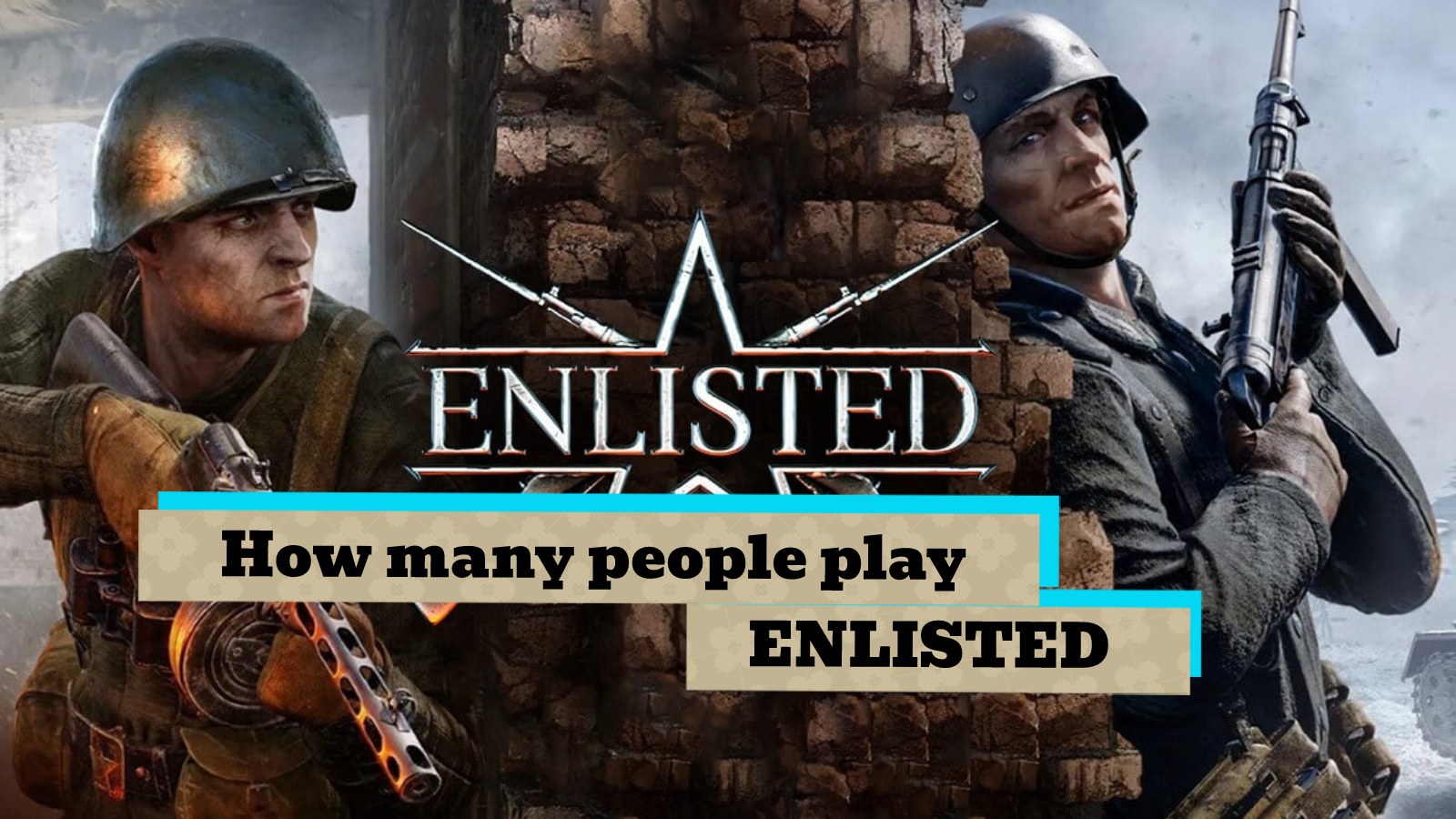 Enlisted Live Player Count and Game Statistics