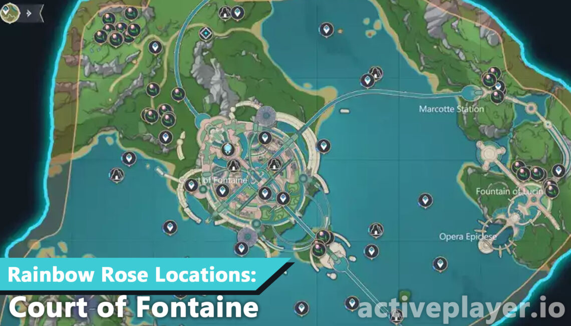 Genshin Impact: All Rainbow Rose Locations - The Game Statistics ...